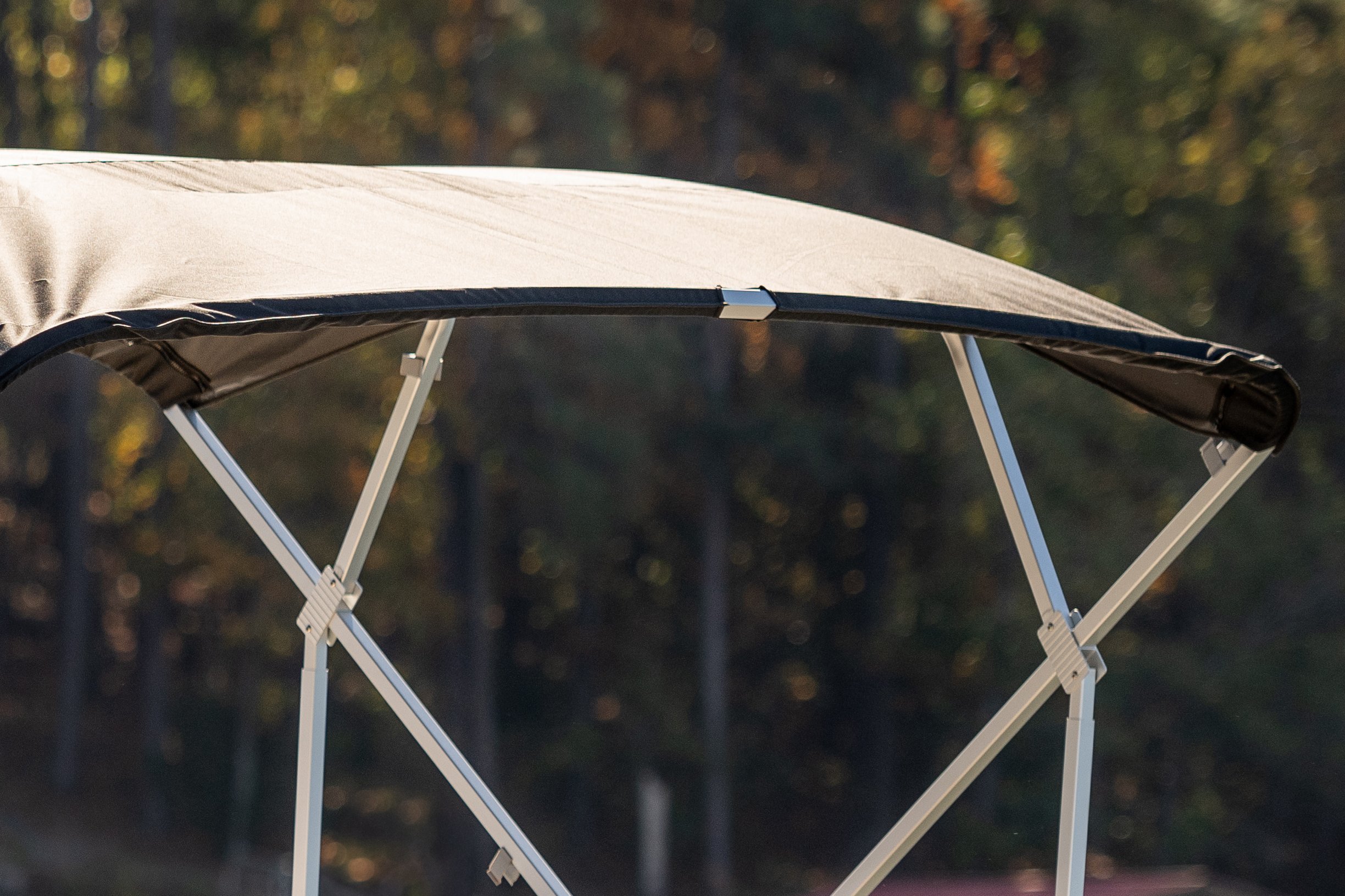 Standard 1.25″ Square Tube Bimini Top with Running Light Cut-Out ...